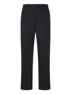 A.p.c. Dylan Straight-leg Cotton Poplin Trousers - Black