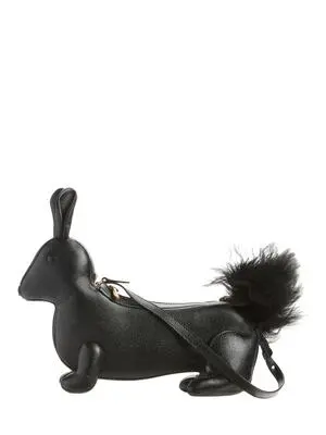 Thom Browne Baby Rabbit Shoulder Bag - Black
