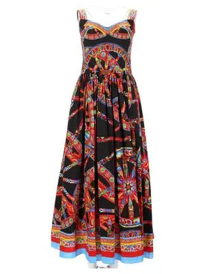 Dolce & Gabbana Printed Maxi Dress - Multicolor