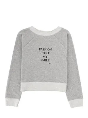 Victoria Beckham Printed Sweatshirt - Gray
