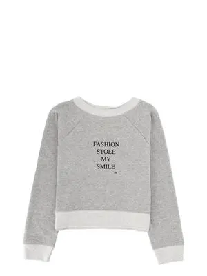 Victoria Beckham Printed Sweatshirt - Gray