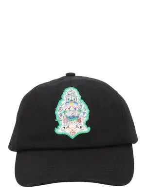 Casablanca Cappello Da Baseball Con Patch Hotel - Black
