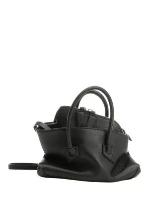 Attico La Passeggiata" Mini Leather Bag - Black