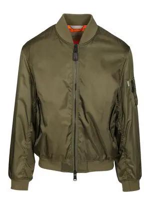 Balenciaga Polyamide Bomber Jacket - Green