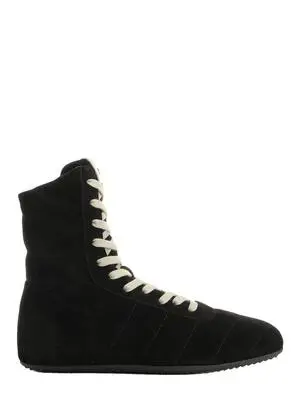Rick Owens Quilted Minimalist High-top Sneakers - Black