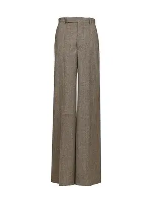 RICK OWENS Rick Owens Wool Belted Leg Trousers