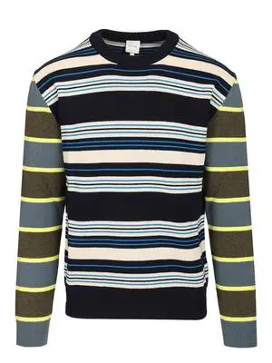 Paul Smith Striped Crew Neck Pullover - Multicolor