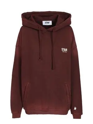 GOLDEN GOOSE Oversized Distressed Star Hoodie - Multicolor
