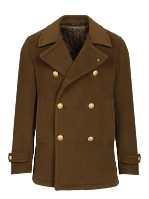 Tagliatore Monaco Double-breasted Wool Jacket - Green