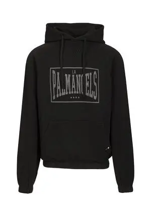 Palm Angels Vintage Box Print Hoodie - Black
