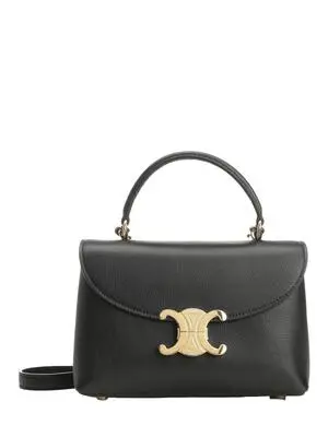 Celine CELINE Nino Teen Bag In Garnet Leather Black