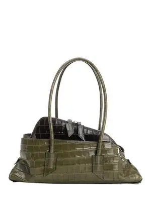 Attico THE ATTICO La Passeggiata Small Top Handle Bag Green