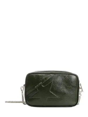 GOLDEN GOOSE Mini Star Bag In Leather - Green
