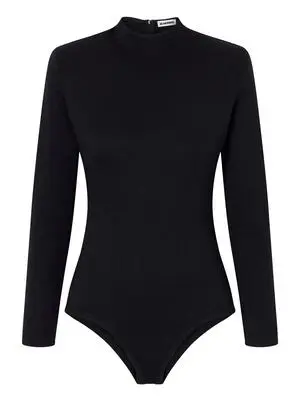 JIL SANDER Jil Sander Wool-Jersey Bodysuit Black