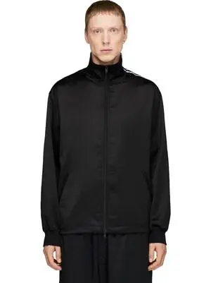 Adidas Y-3 Satin Gradient 3-stripes Track Top - Black