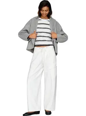WHITEROOM + CACTUS Whiteroom + Cactus Ridley Cotton Utility Pants White