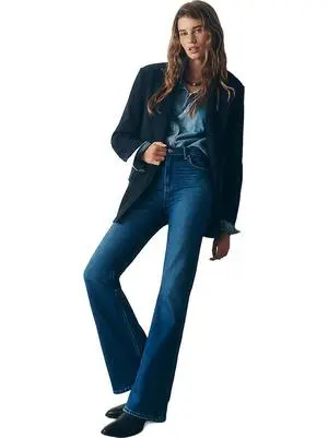 Paige Laurel Canyon " High-rise Bootleg Jeans - Ravello