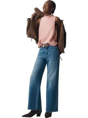 Paige Anessa " High-rise Wide-leg Jeans - Circus