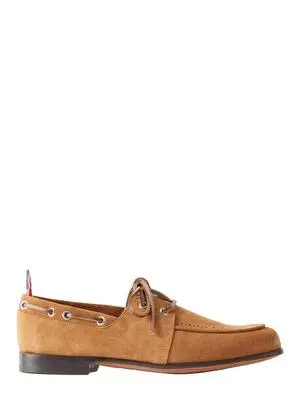 Thom Browne Suede Loafers - Brown