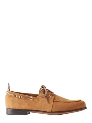 Thom Browne Suede Loafers - Camel