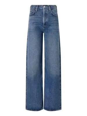 AGOLDE AGOLDE Ren Long High-Rise Wide-Leg Jeans