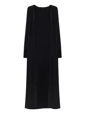THE PARK Julia Stretch Cardigan - Black