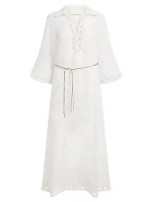 Zimmermann Indra Midi Dress - Ivory
