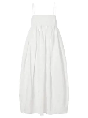 Cecilie Bahnsen Cbvilma Floral Jacquard Maxi Dress - White