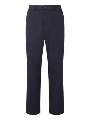 A.p.c. Dylan Straight-leg Cotton Poplin Trousers - Navy