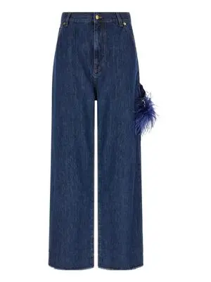 DARKPARK DARKPARK Lisa Chain Adorned Carpenter Jeans No