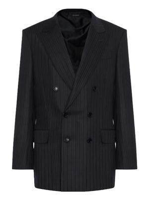 TOM FORD Tom Ford Double Breasted Striped Suit Jacket