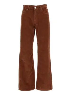 HAIKURE Velvet Trousers - Brown
