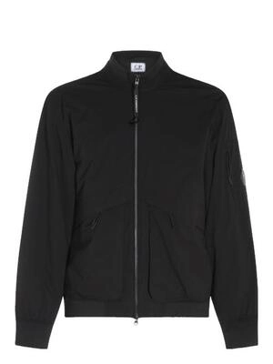 C.P. COMPANY Lens Detail Zip-fastening Jacket - Black