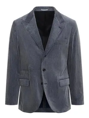 Brunello Cucinelli Single-breasted Blazer - Blue