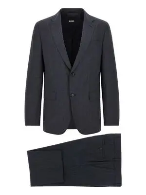 Hugo Boss Two-piece Set: Long-sleeved Blazer And Trousers - Blue