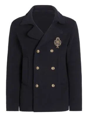 Dolce & Gabbana Long-sleeve Double-breasted Jacket - Blue