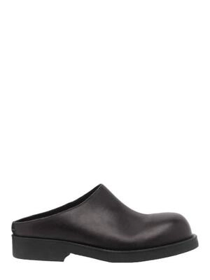 MAISON MARGIELA Biker Round-toe Mules - Black