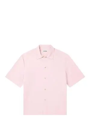 JIL SANDER Spread-collar Poplin Shirt - Pink