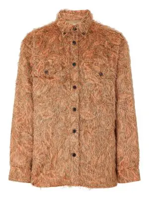 DRIES VAN NOTEN Cromo Fil Coupé Jacquard Overshirt