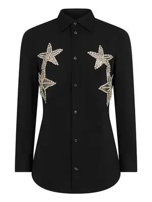 Dsquared2 Starry Night Embellished Shirt - Black