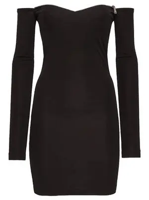 Dsquared2 Long Sleeve Zipped Dress - Black