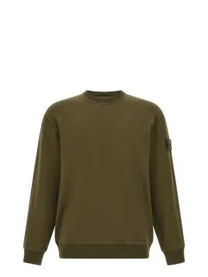 Stone Island Badge Ghost Sweatshirt - Green