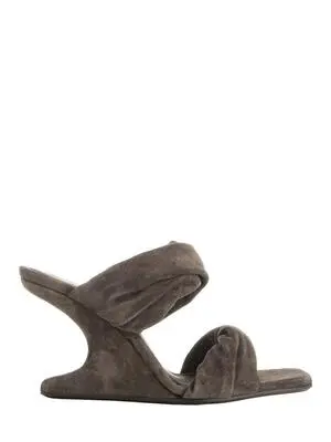Rick Owens Cantilever 6 Twisted Sandals - Brown
