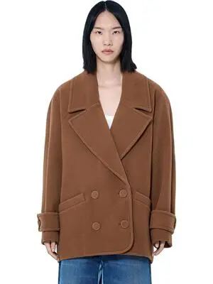 Chloé Double-breasted Short Coat - Multicolor