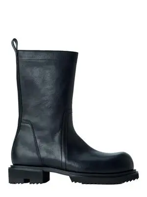 Rick Owens Creeper Elastic Boots - Black