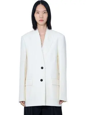 TOTEME Raw Lapel Blazer - Multicolor