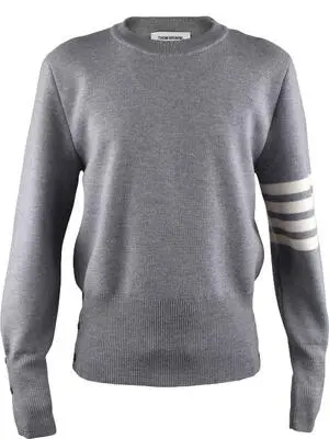 Thom Browne Milano Stitch Pullover - Gray