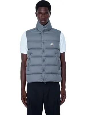 Moncler Tibb Down Gilet - Gray