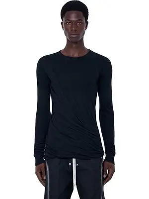 Rick Owens Long Sleeve Crewneck Top - Black
