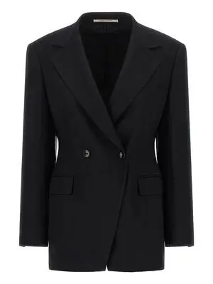Tagliatore Astra' Double-breasted Suit - Black